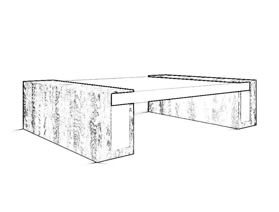 Hunter Cocktail Table